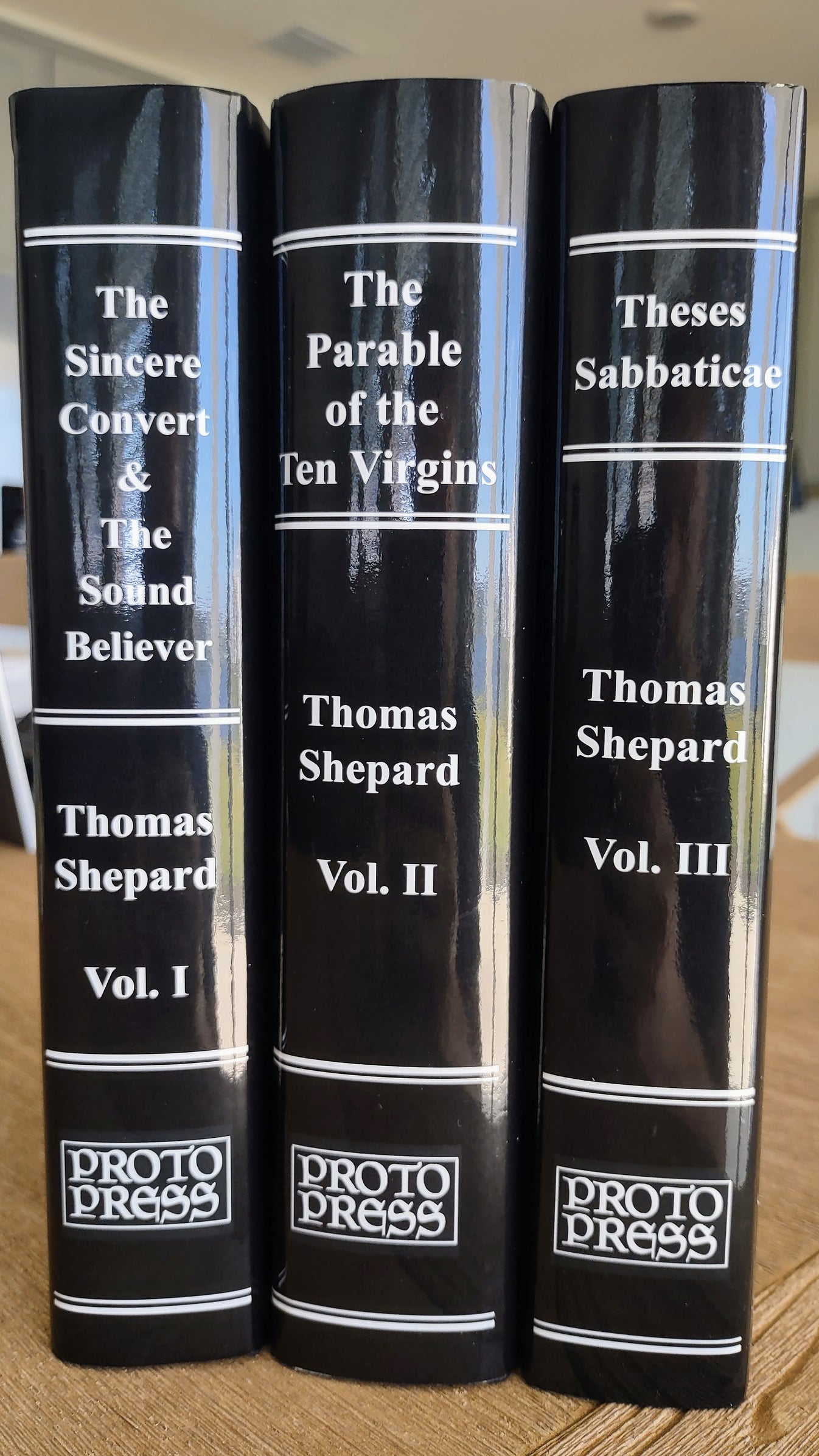 The Works of Thomas Shepard (3 Volumes) – Proto Press Books